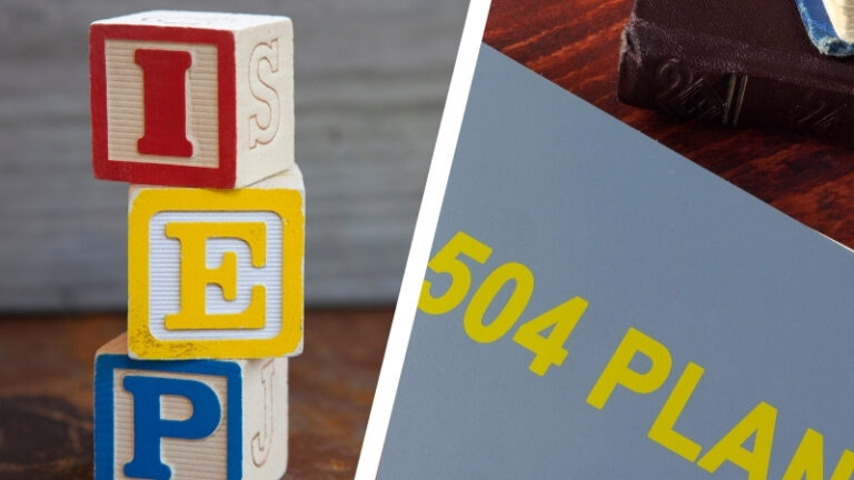 IEP vs 504 Plan Legal Differences - Eligibility, Protections ...